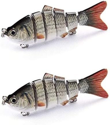 Isca Artificial Articulada Lambari – Kit com 2 Unidades - Mundo da Pesca